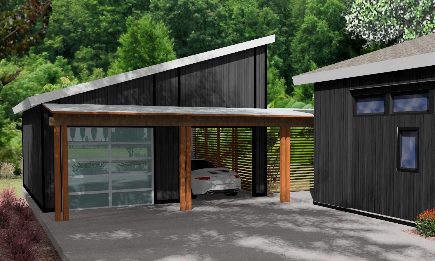 Detached Garage Addition Colonial Simple 1 Car Garage Plans Garage