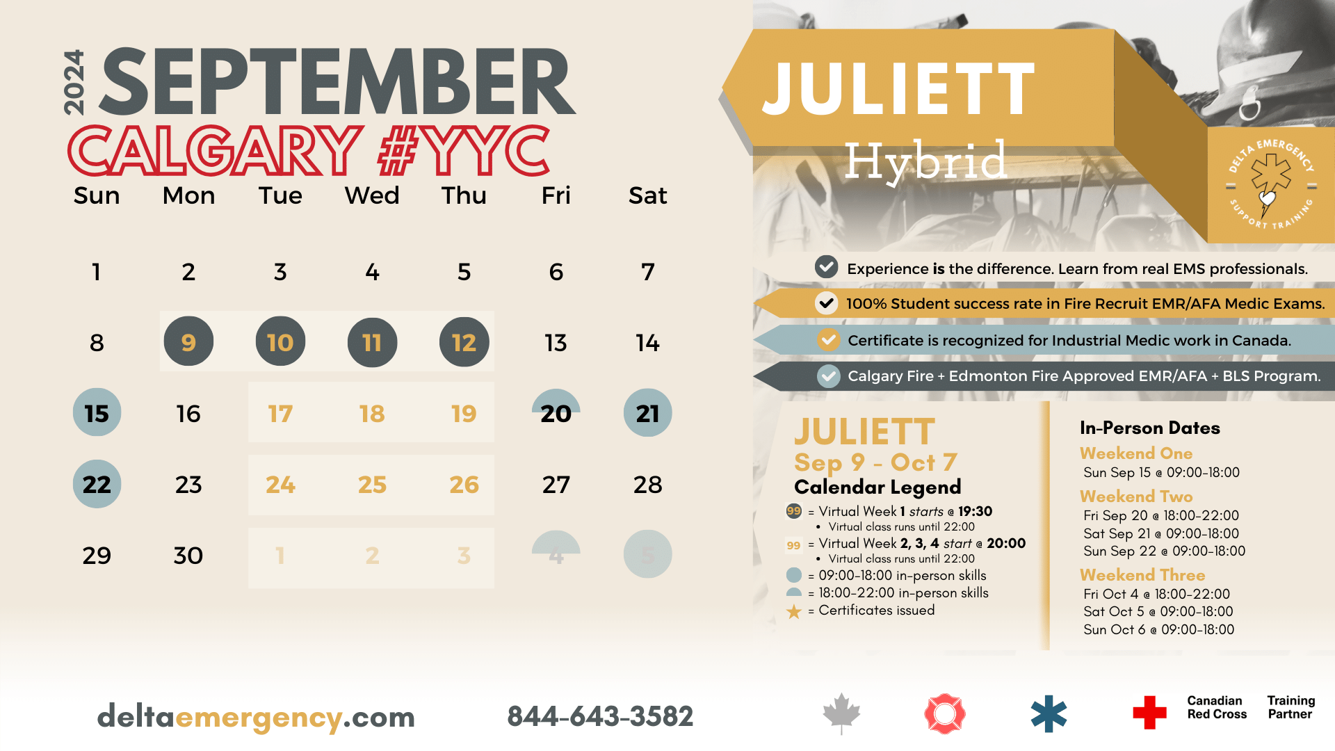 Red Cross Emergency Medical Responder course in Alberta. Certificates ...