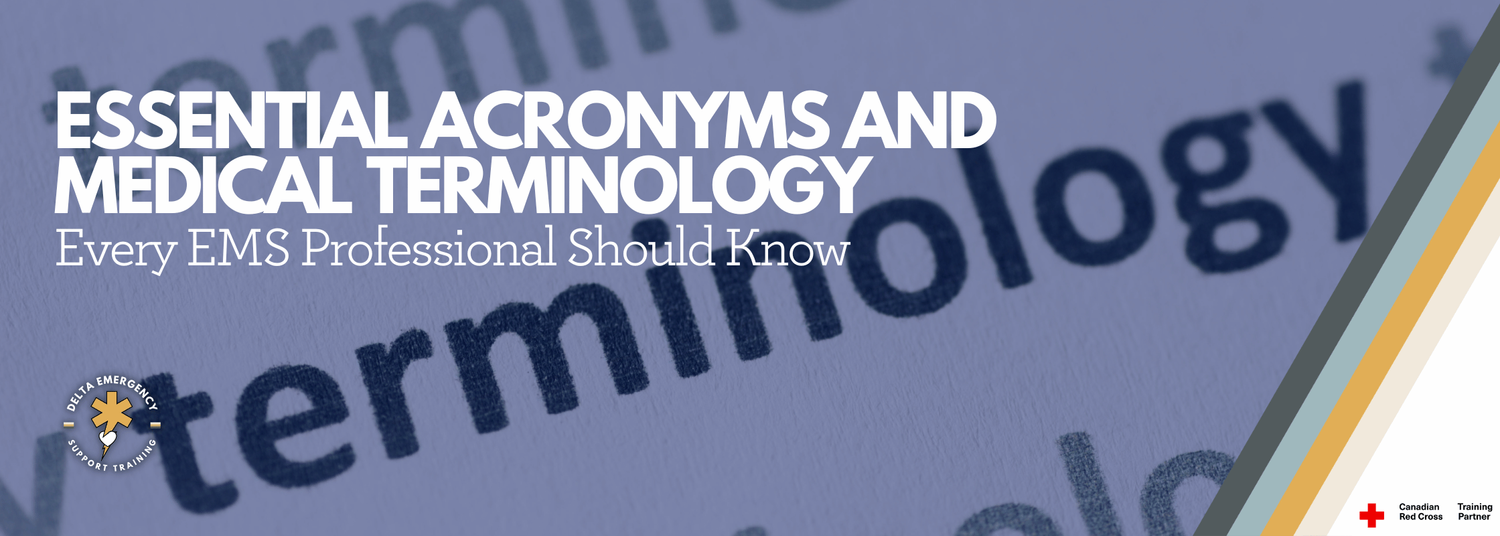 Essential EMS Acronyms & Medical Terms: A Guide for Effective Emergency ...