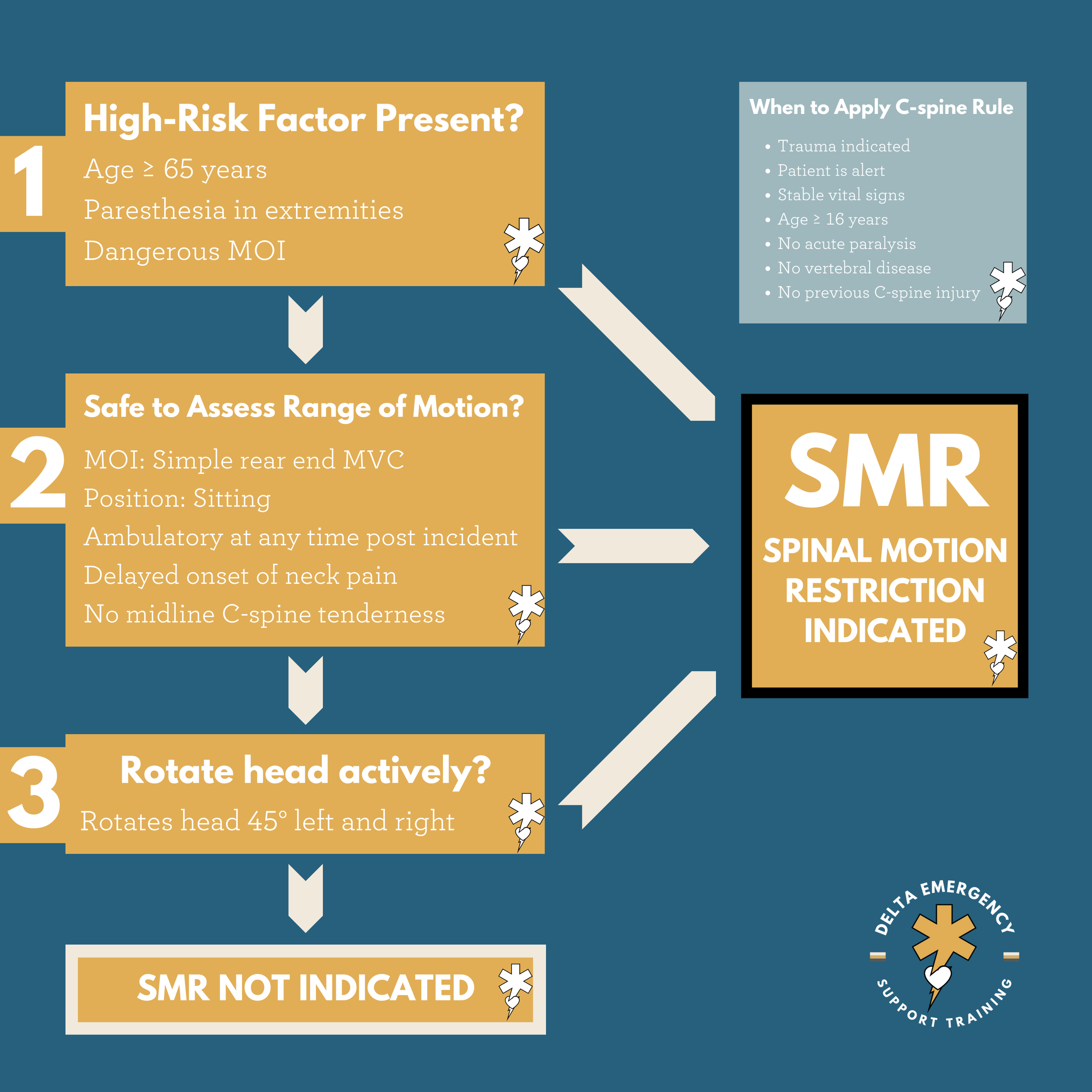 Spinal Motion Restriction — Delta Emergency Support Training