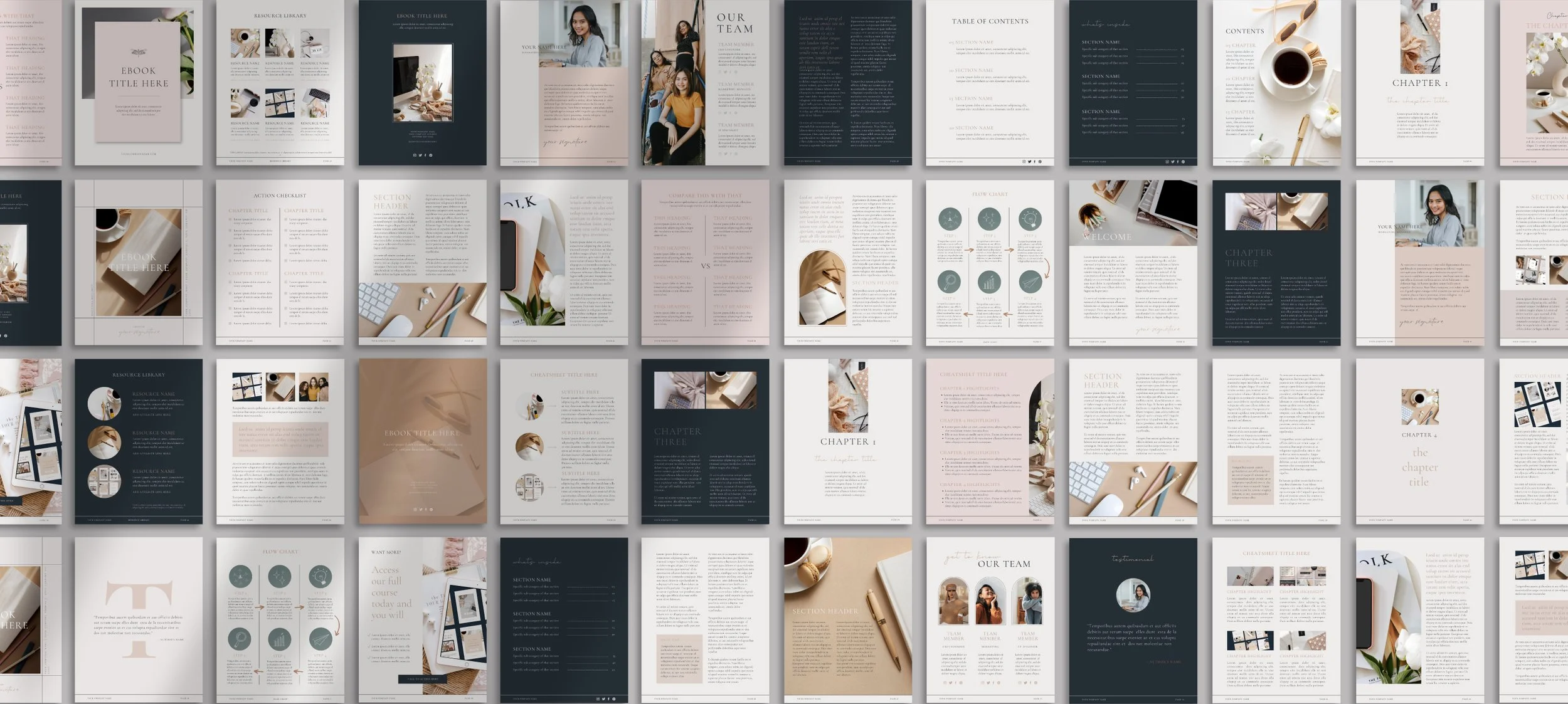 EBOOK TEMPLATE BUNDLE — Her Creative Studio