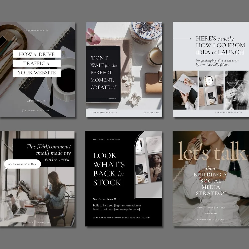 The Bright Edit - Pinterest Template — Her Creative Studio