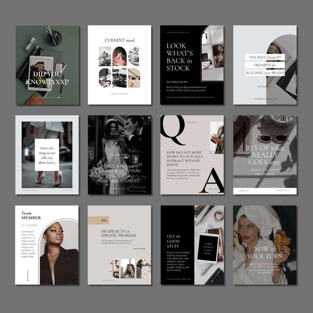 The Bright Edit - Pinterest Template — Her Creative Studio