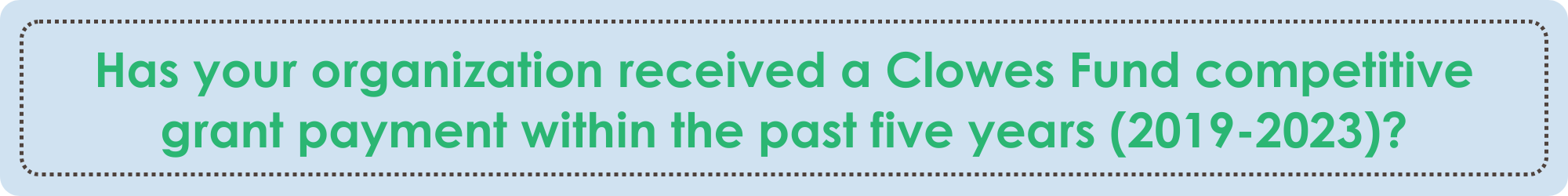 Grant Application Process — The Clowes Fund