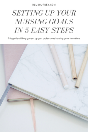 Setting up your professional nursing goals in 5 easy Steps — dlmnursing