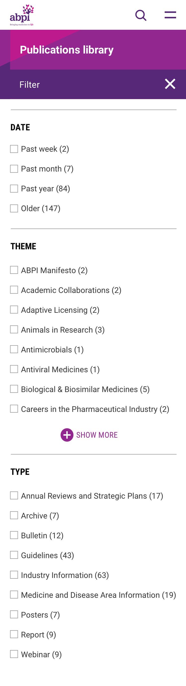 ABPI (The Association of the British Pharmaceutical Industry ...