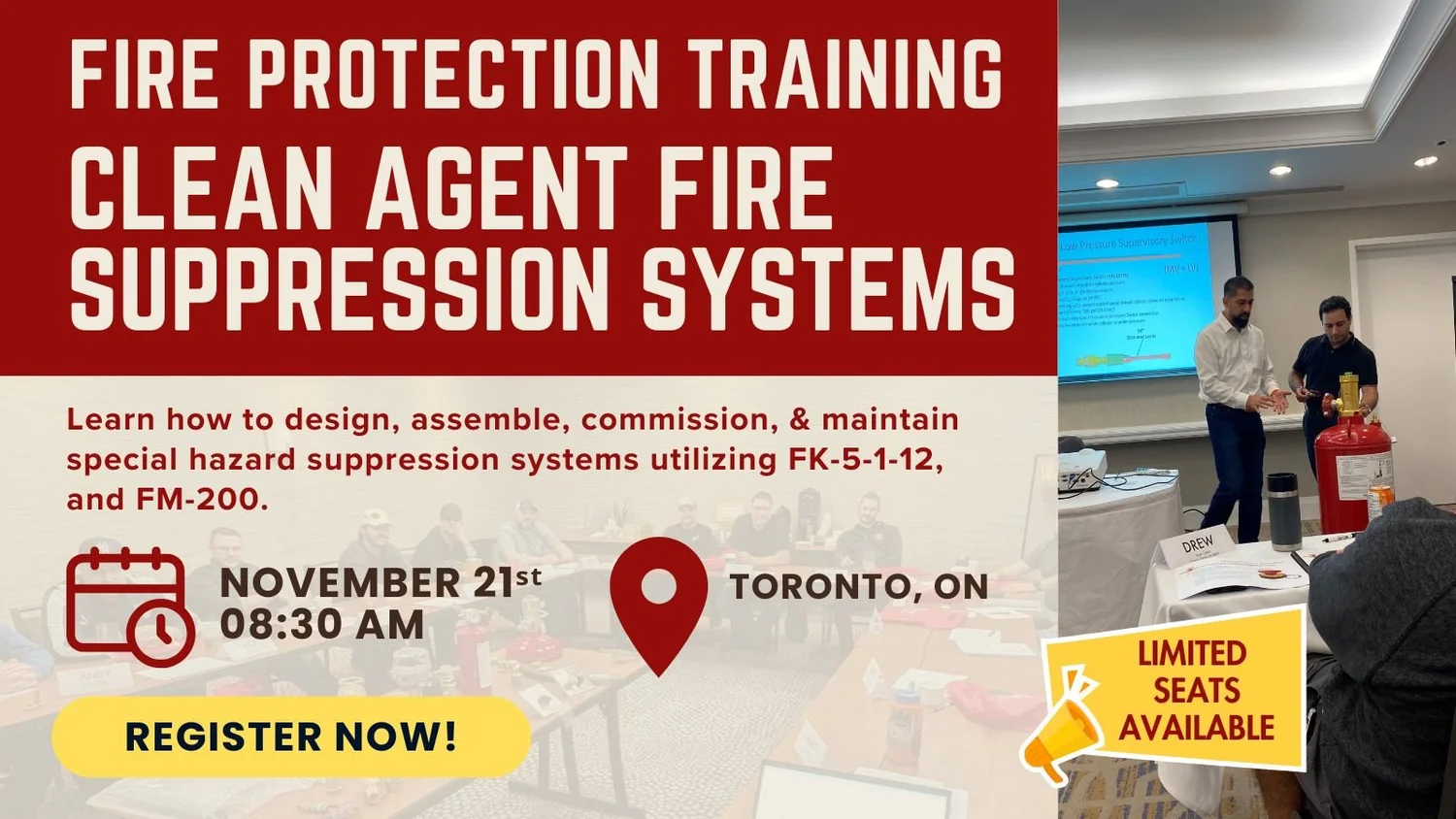 Clean Agent Technical Training | Fire Suppression Certification ...