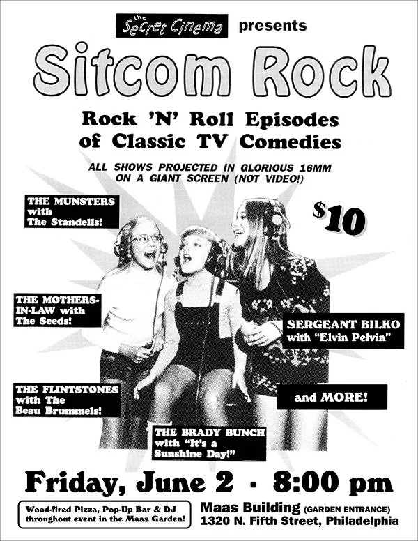 SECRET CINEMA Presents: Sitcom Rock! Rock'N'Roll Episodes of TV ...