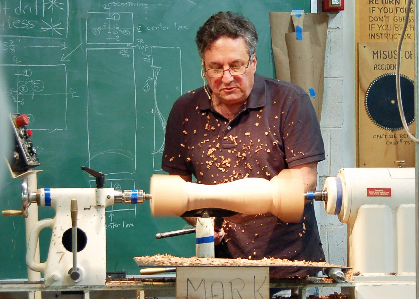 Mark Sfirri Demonstrates Multi-axis Turning — Bucks Woodturners