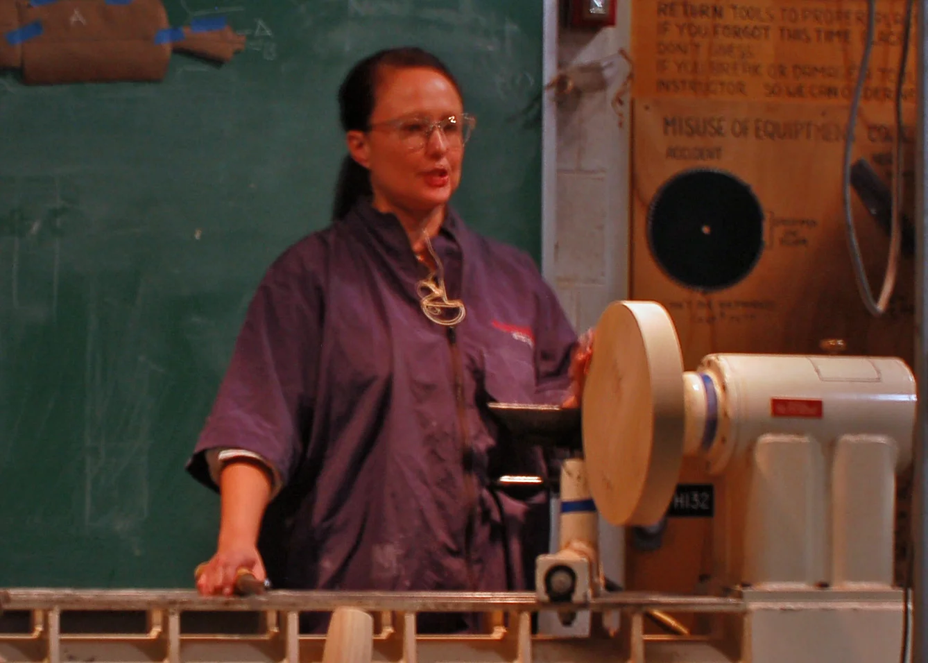 Kimberly Winkle's Mirror and Milkpaint — Bucks Woodturners