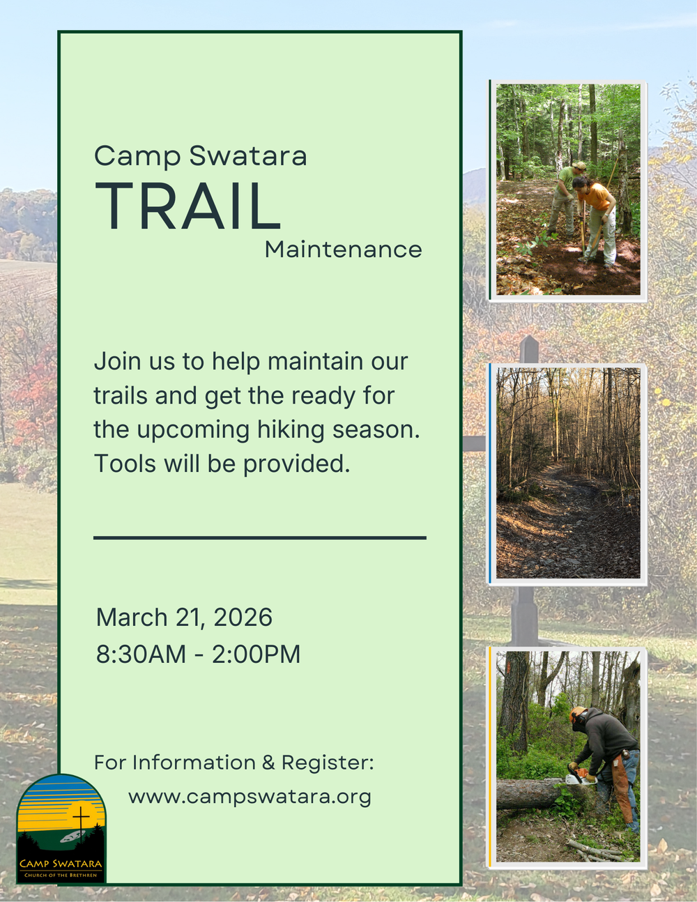Trail Maintenance — Camp Swatara