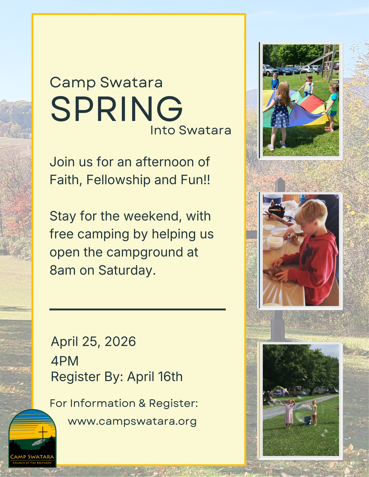 Spring into Swatara — Camp Swatara