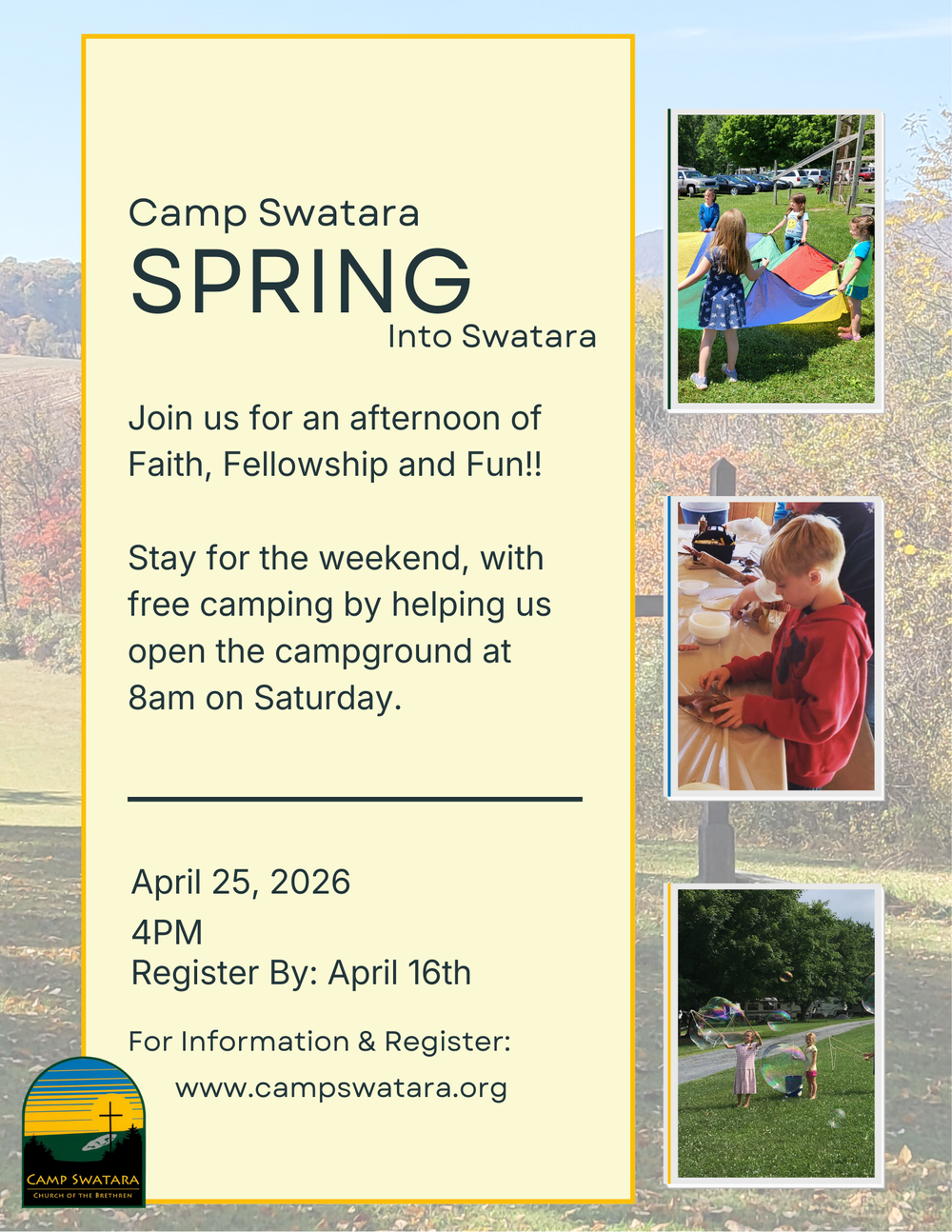 Spring into Swatara — Camp Swatara