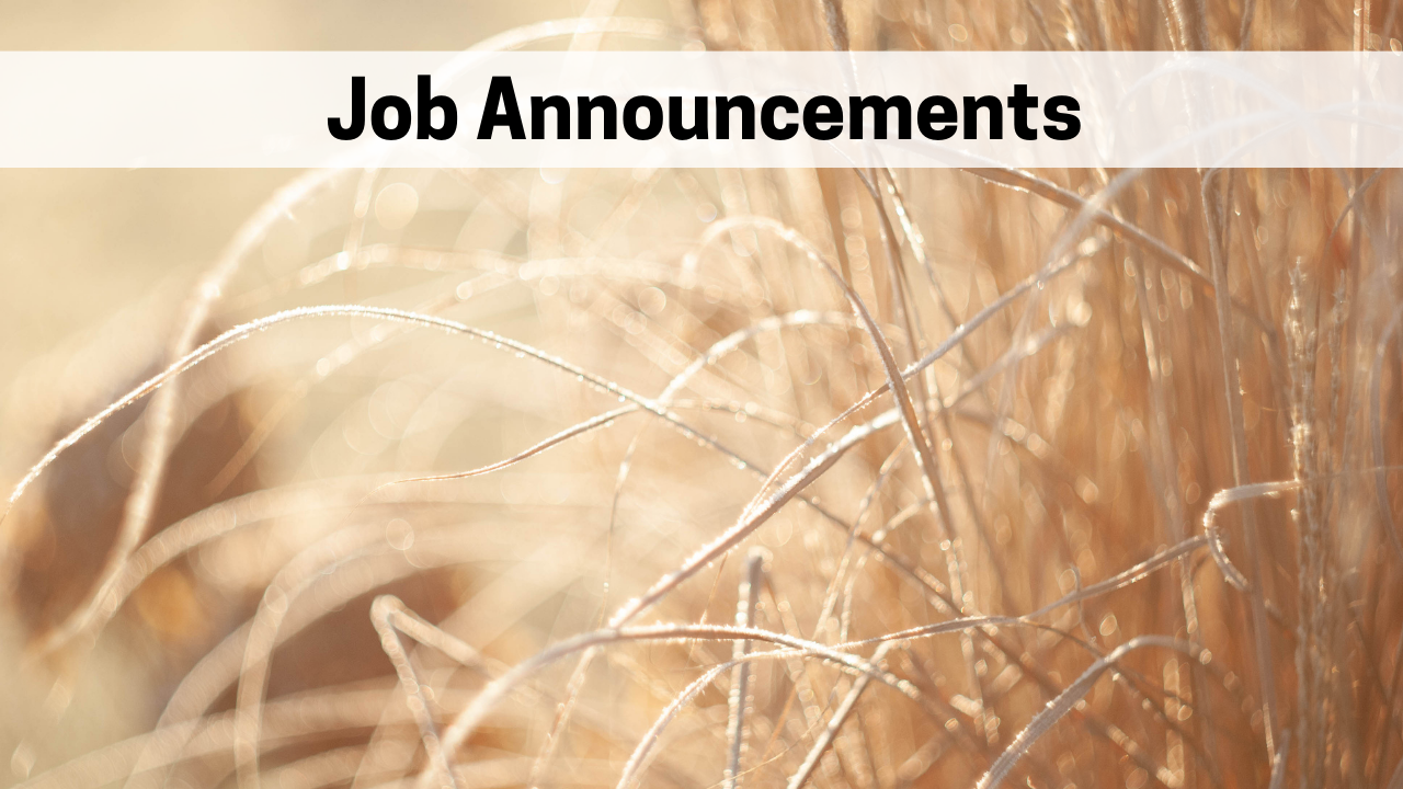 Job Announcements Early January — Colorado Watershed Assembly