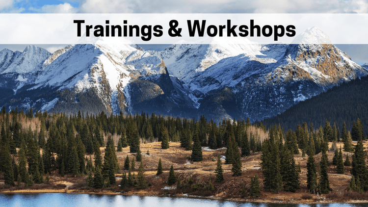 Trainings & Workshops Late December — Colorado Watershed Assembly