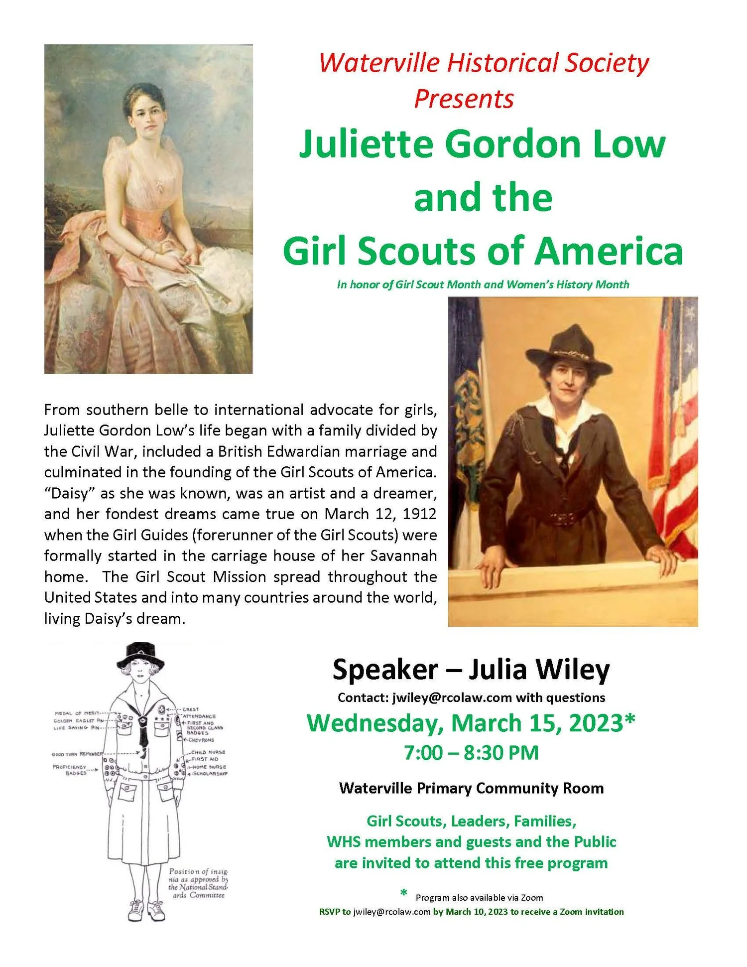 Juliette Gordon Low and the Girl Scouts of America with Julia Wiley ...