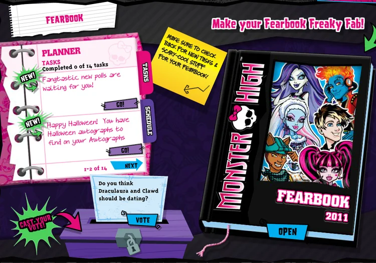 Monster High Website — Devi Pellerin