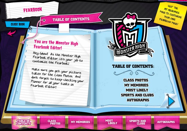 Monster High Website — Devi Pellerin