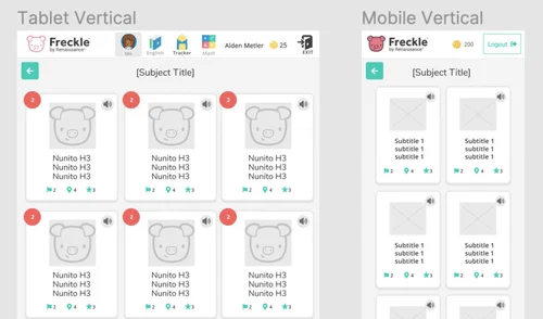 Freckle Responsive Student Dashboard — Devi Pellerin