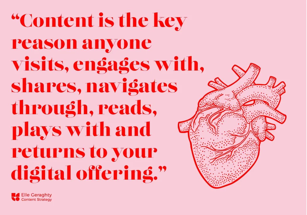 Content is the HEART of all digital experience — Elle Geraghty ...