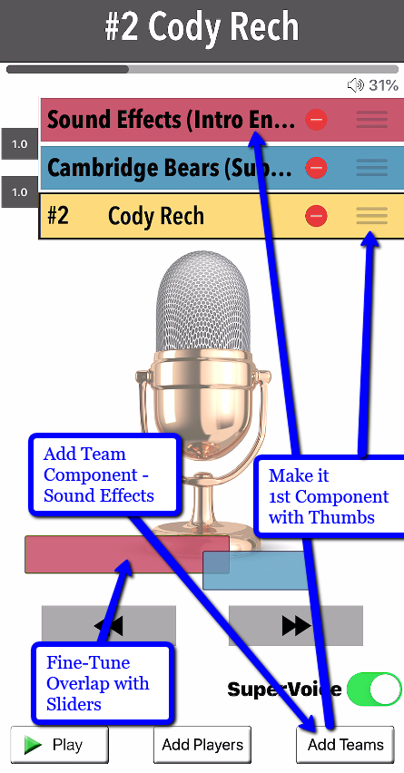 SuperVoice Wizard - Sound Effects — BallparkDJ