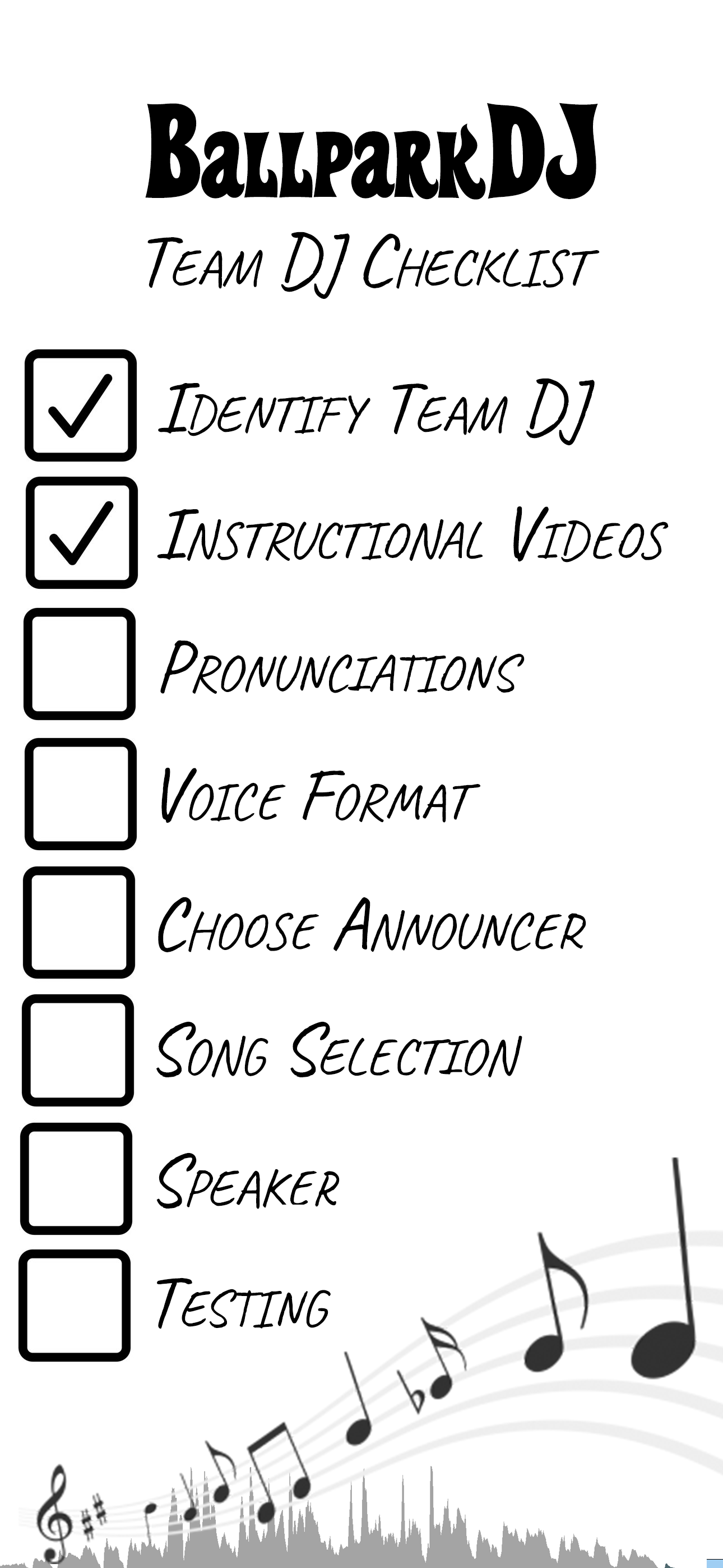 Getting Ready — BallparkDJ
