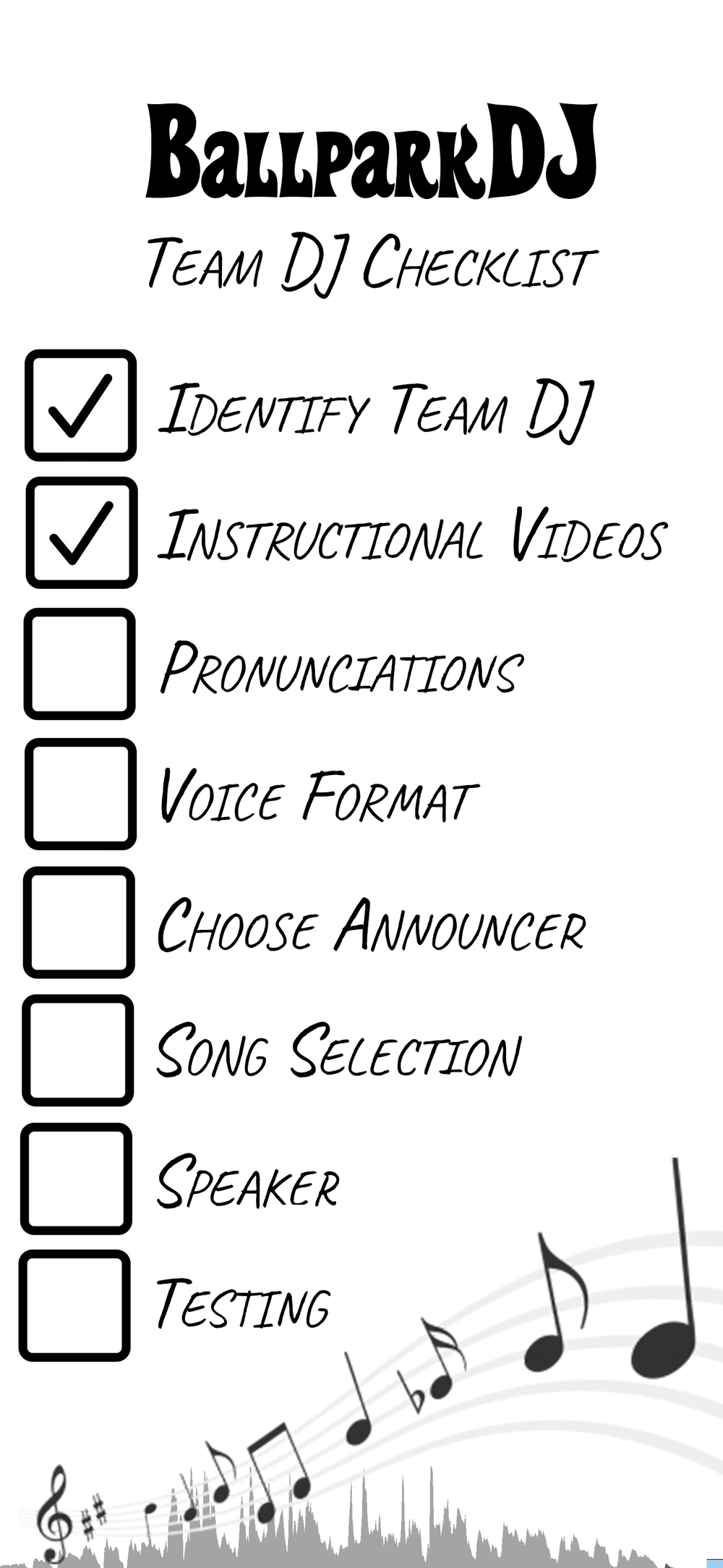 Getting Ready — BallparkDJ