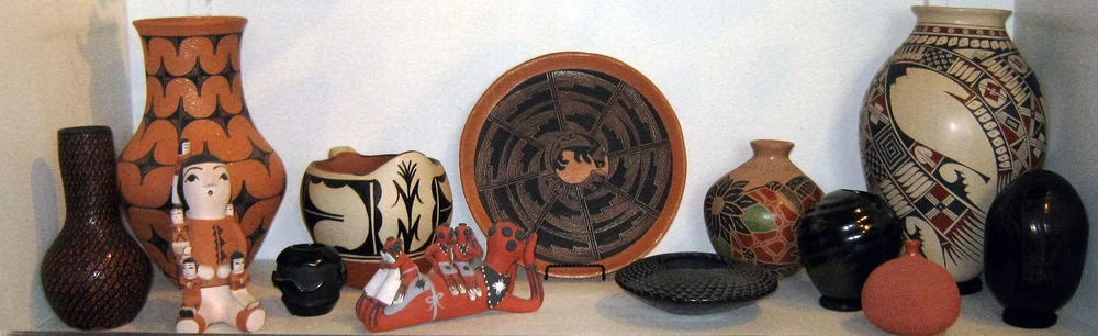 Native American Pottery Cat