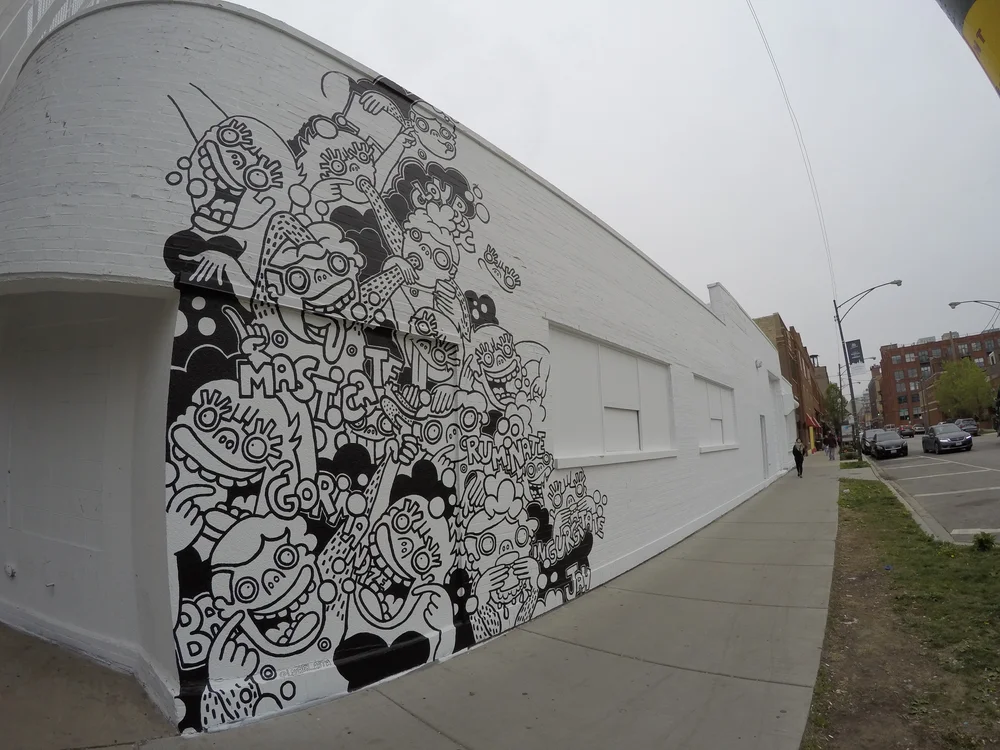 West Loop/Fulton Market, Chicago, Lake and Morgan Mural — Lauren Asta