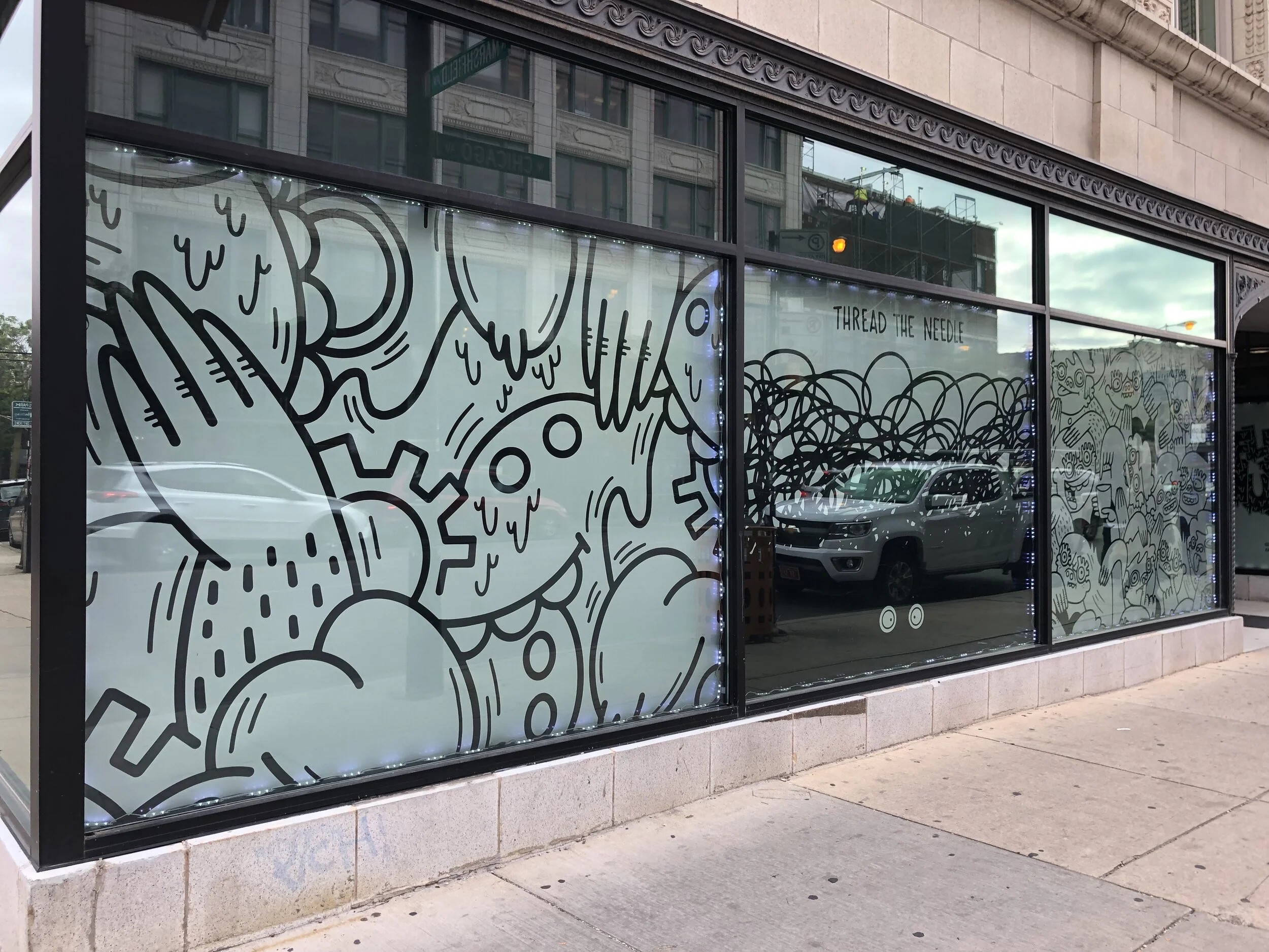 The Annex Window Installations, Chicago, Illinois — Lauren Asta
