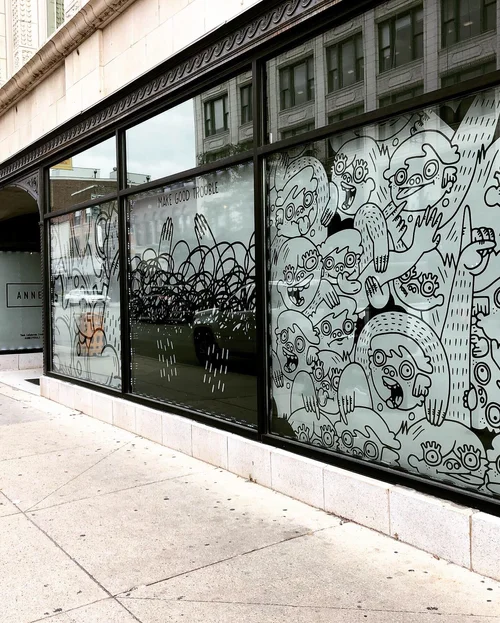 The Annex Window Installations, Chicago, Illinois — Lauren Asta