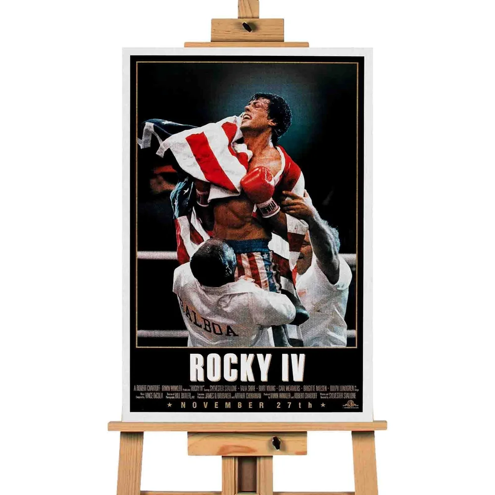 Rocky 4 Movie Poster Rocky IV (Blu Ray) On BLU RAY Movie