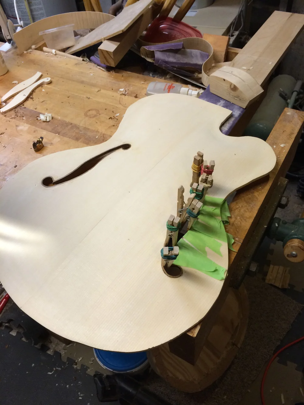 7 String Archtop Construction Blog — Jan Knutson