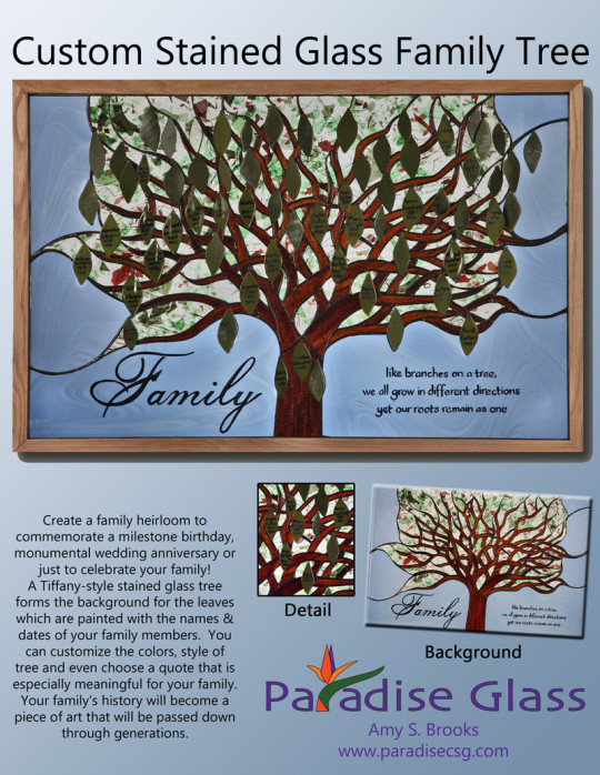 Custom Family Tree — Paradise Custom Glass
