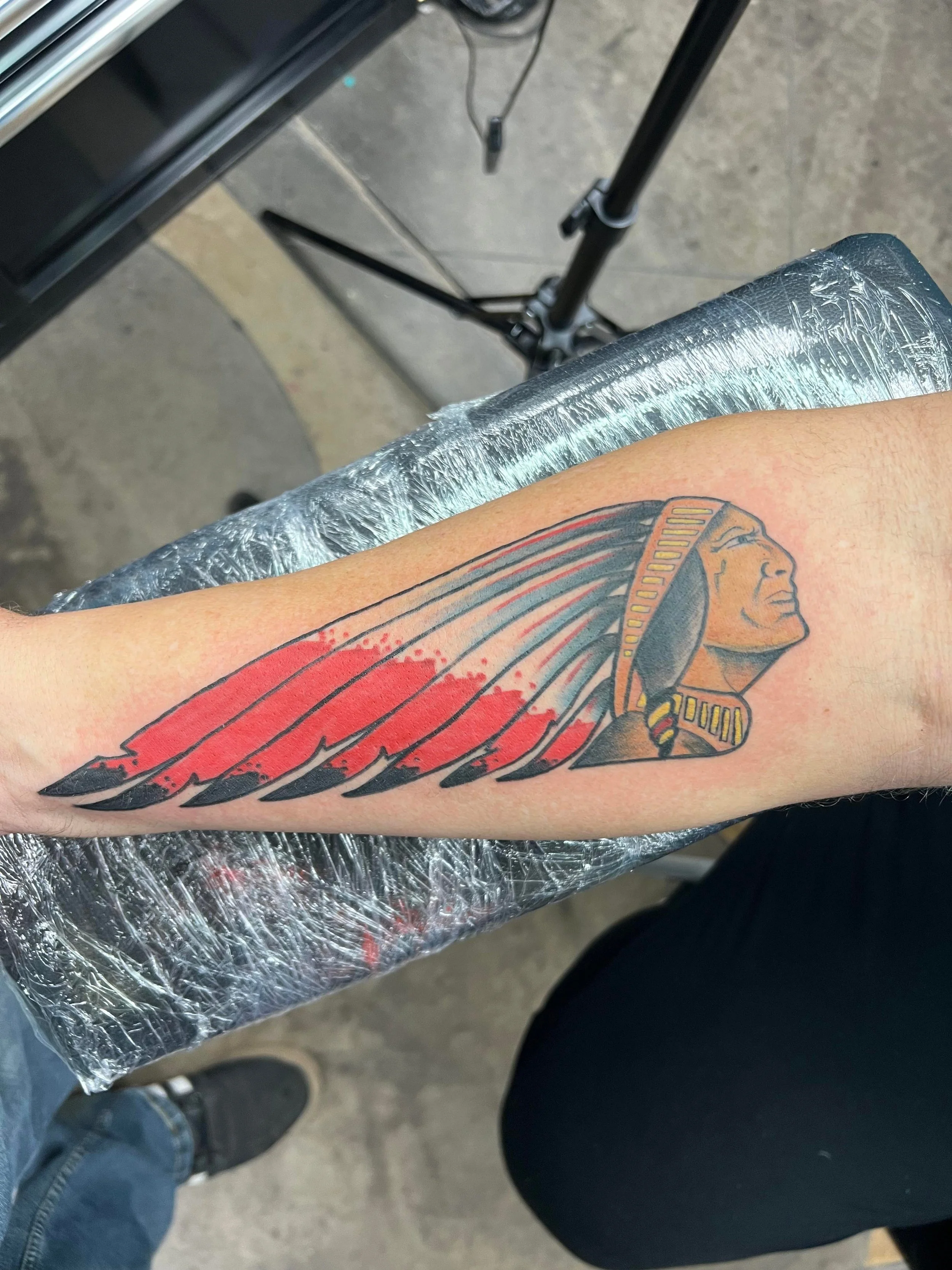 Indian Motorcycle Logo Tattoo