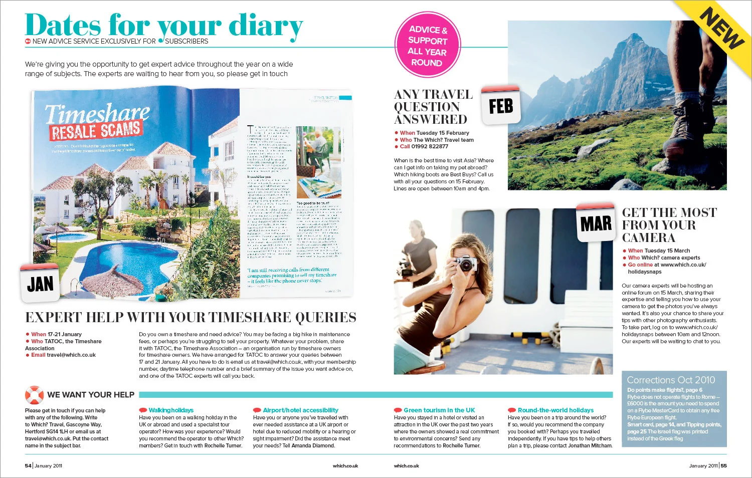 Travel Magazine Spread