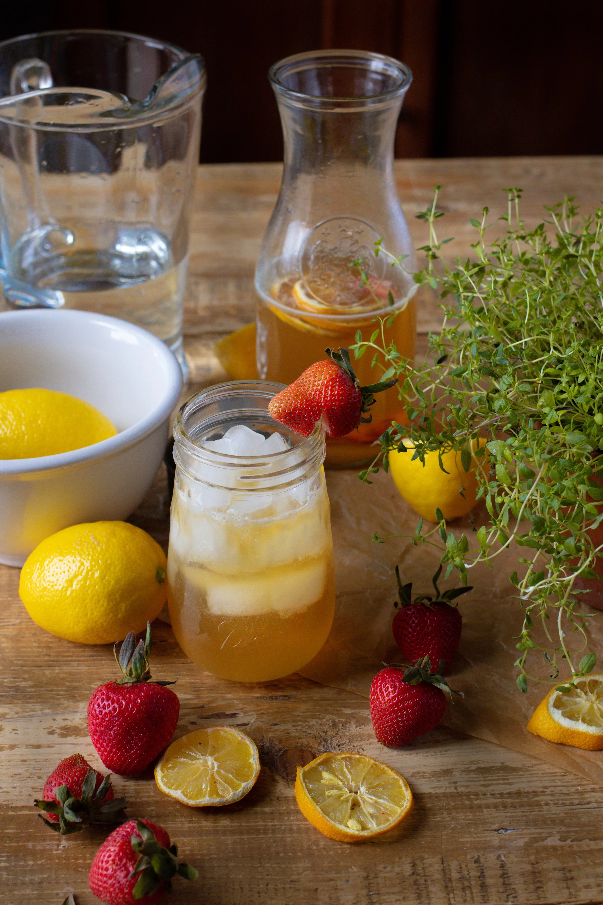 Dehydrated Lemon & Strawberry Lemonade — Under A Tin Roof™