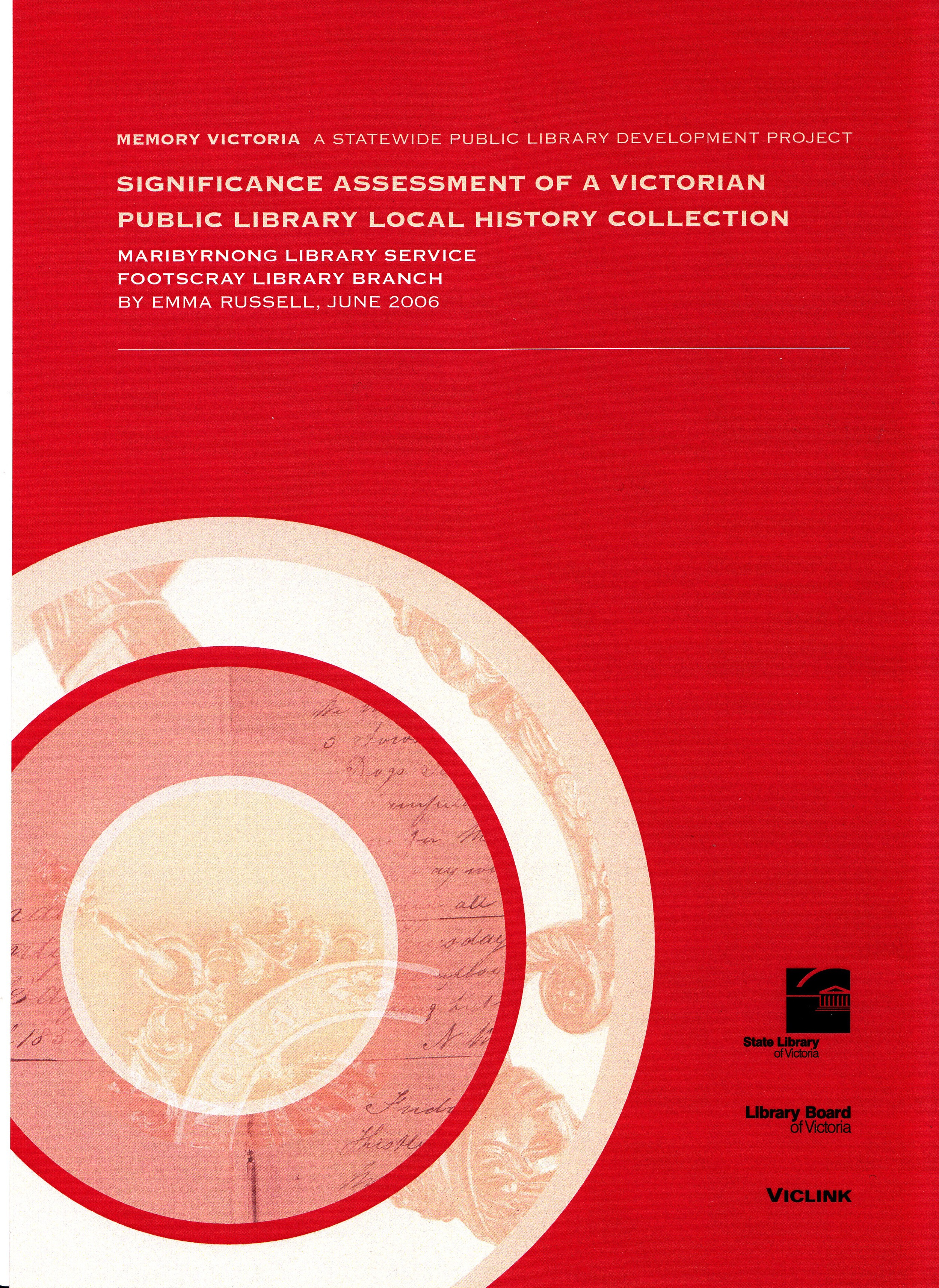 Memory Victoria Project — HistoryAtWork