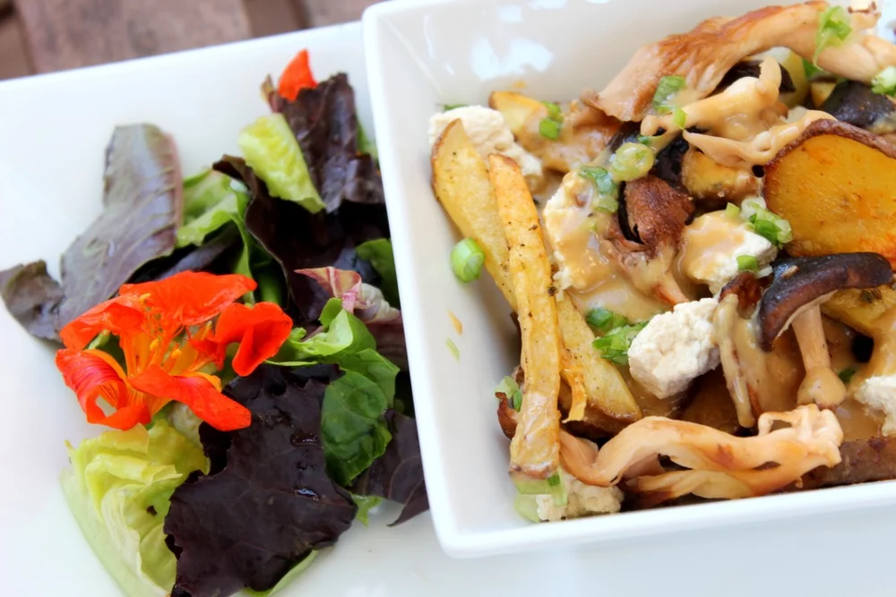 My vegan "poutine" — Under a lemon tree