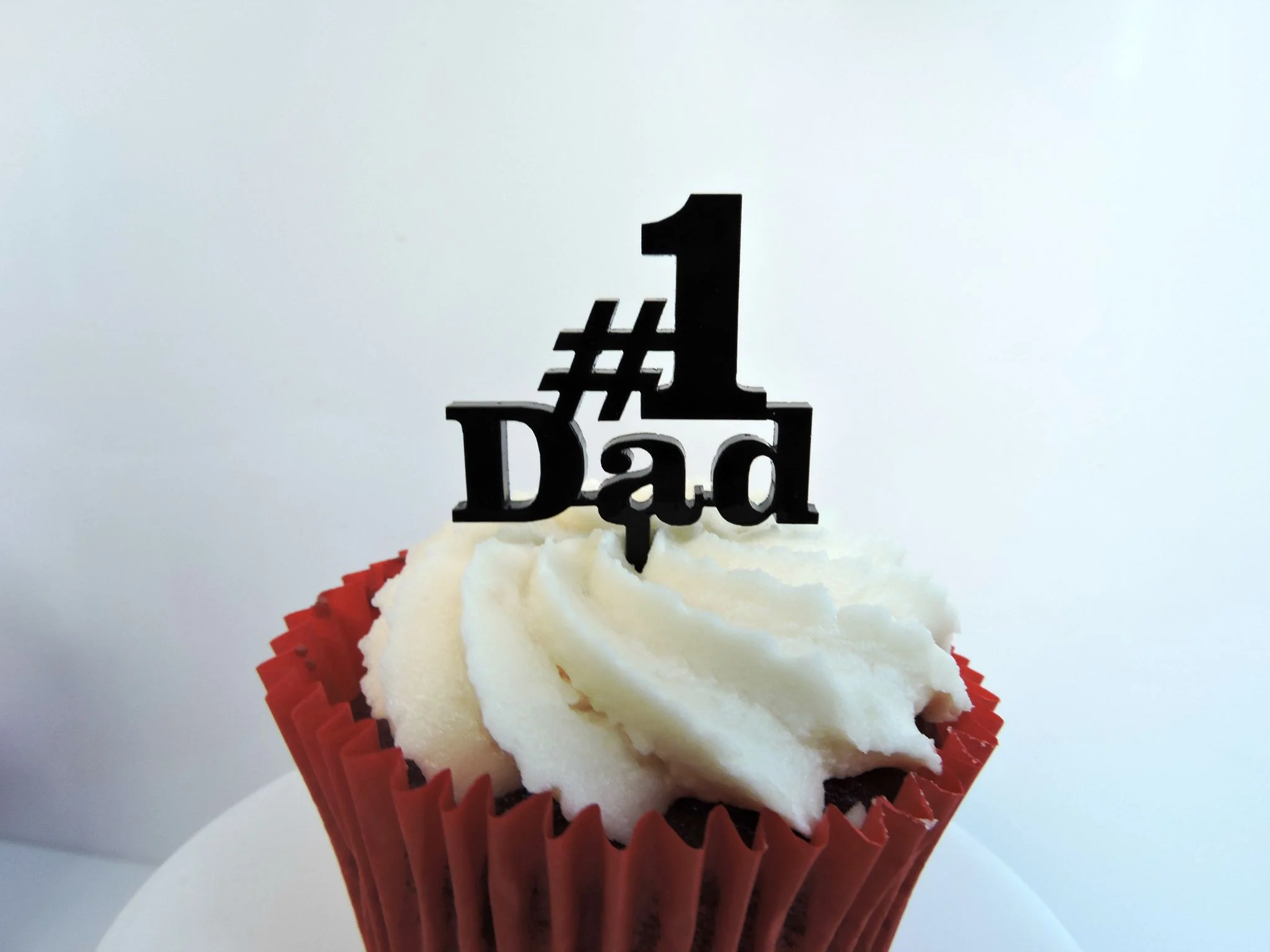 #1 Dad Cake Topper — Sweet Savanna Cookie Cutters