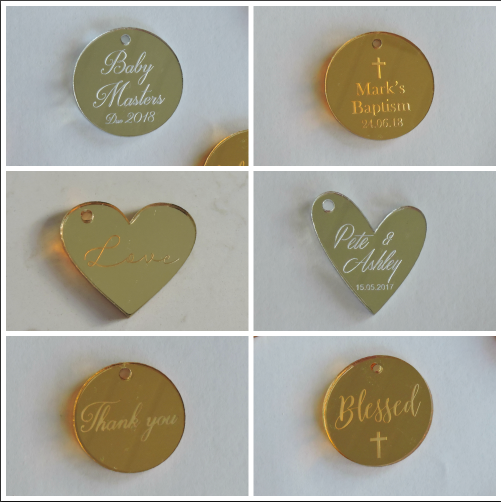 Custom Acrylic Tags - Different sizes and shapes available — Sweet ...