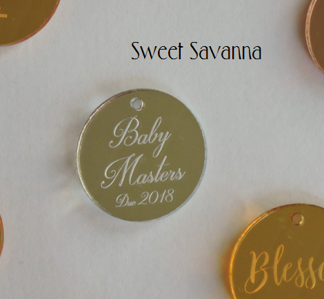 Custom Acrylic Tags - Different sizes and shapes available — Sweet ...