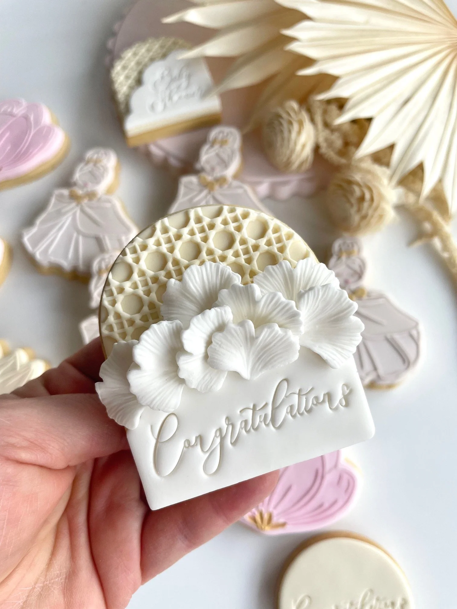 Congratulations - Super fine fondant embosser — Sweet Savanna Cookie ...