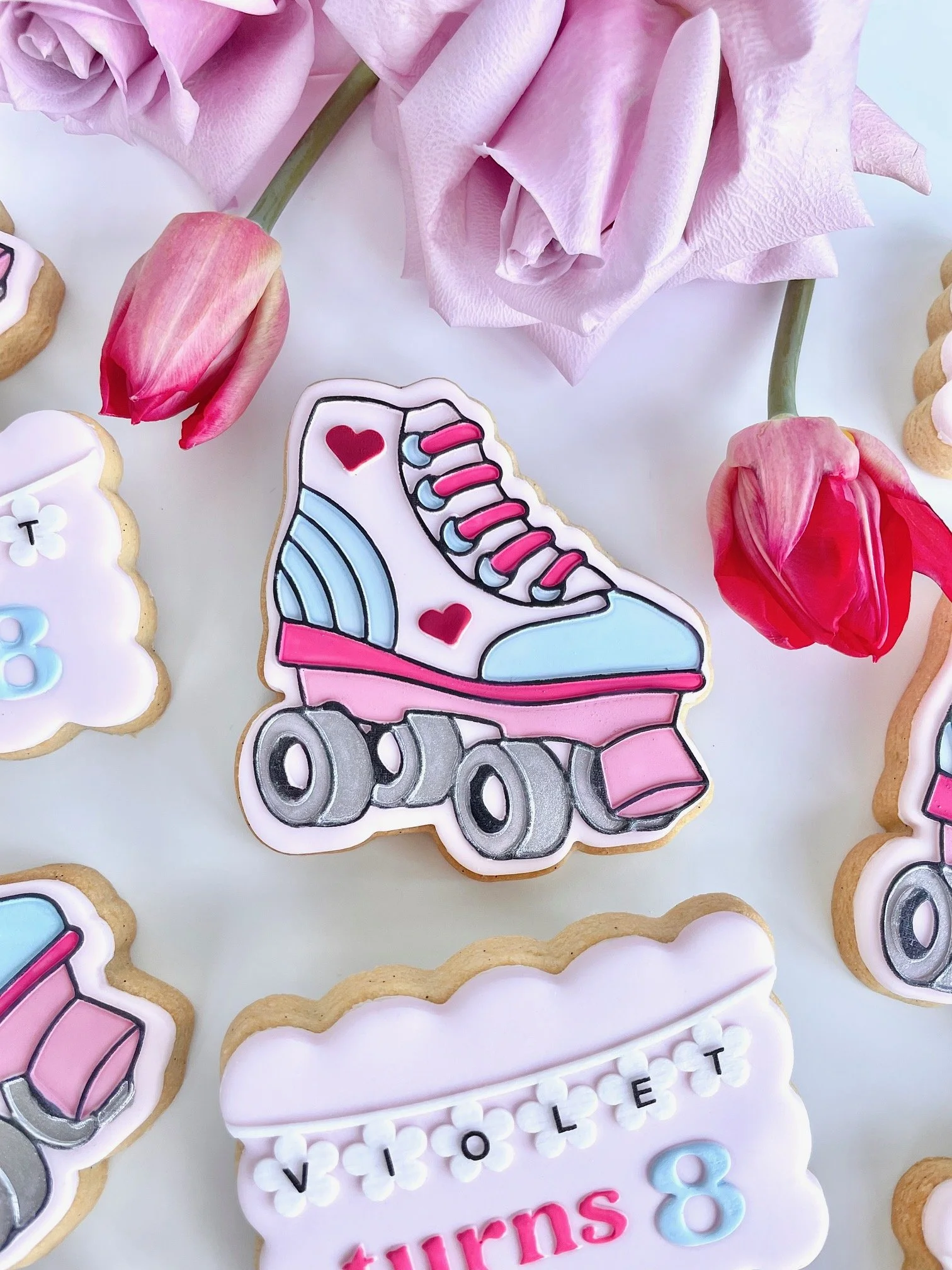 Roller Skate n2 Cookie Cutter & Debosser 2pc set — Sweet Savanna Cookie ...