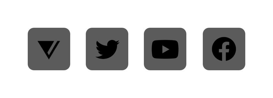 Social Sharing Icons — VERO — True Social