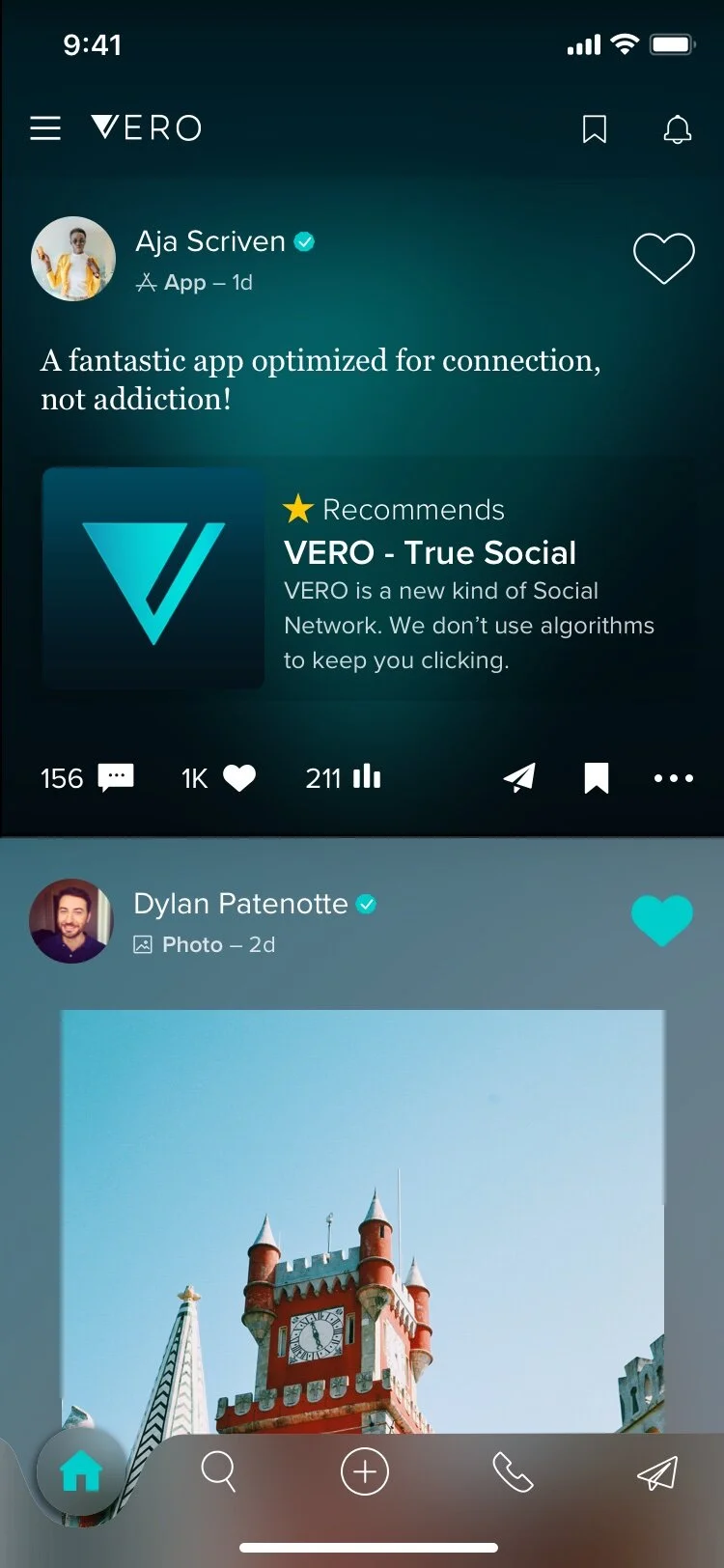 Screenshots — VERO — True Social