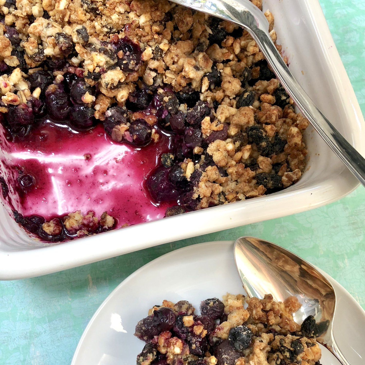 Blueberry Granola Crisp — Ronnie Fein