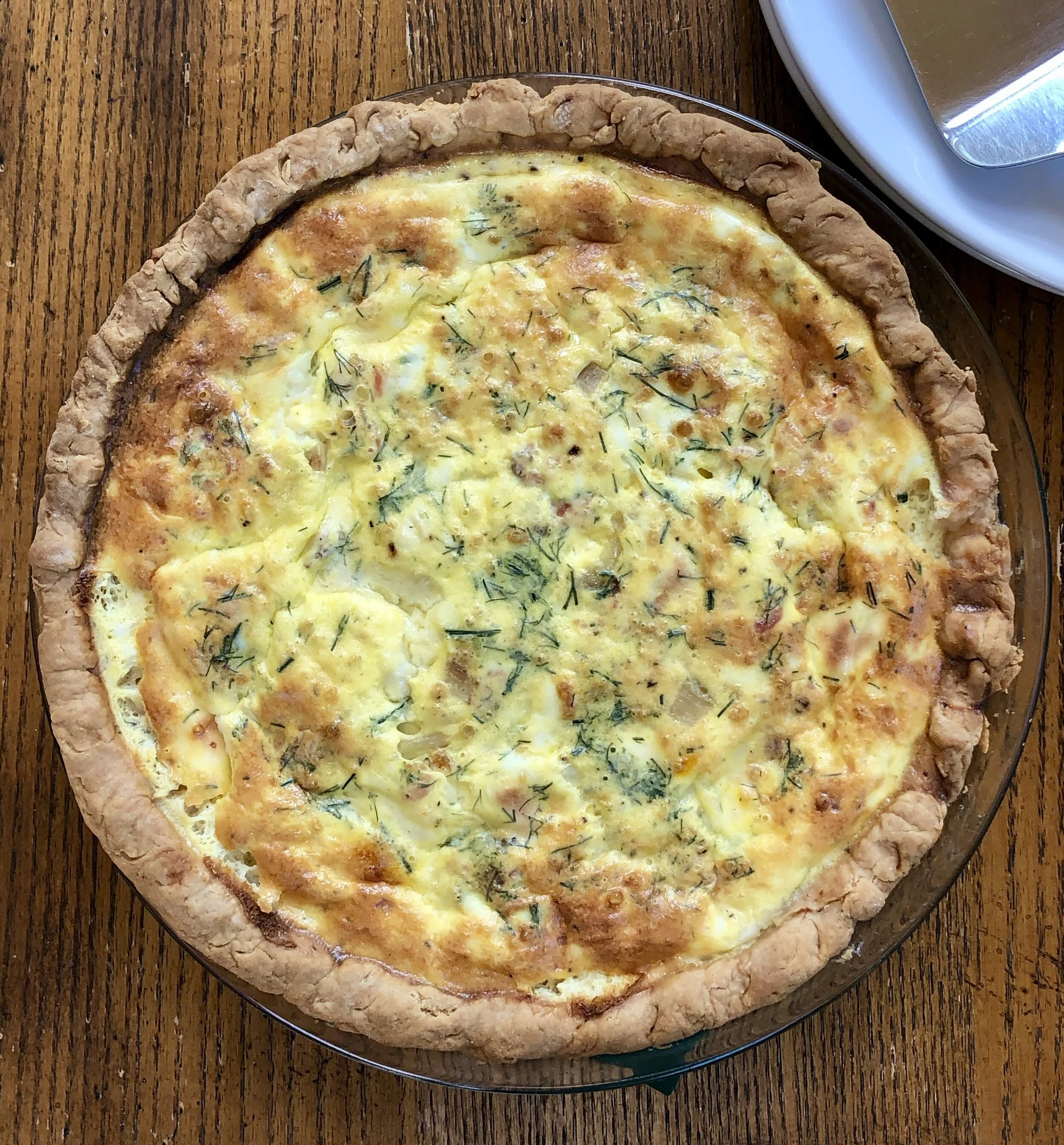 Smoked Salmon and Cottage Cheese Pie — Ronnie Fein