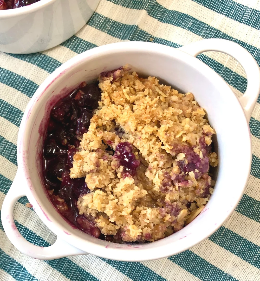 Nectarine and Blueberry Crisp — Ronnie Fein