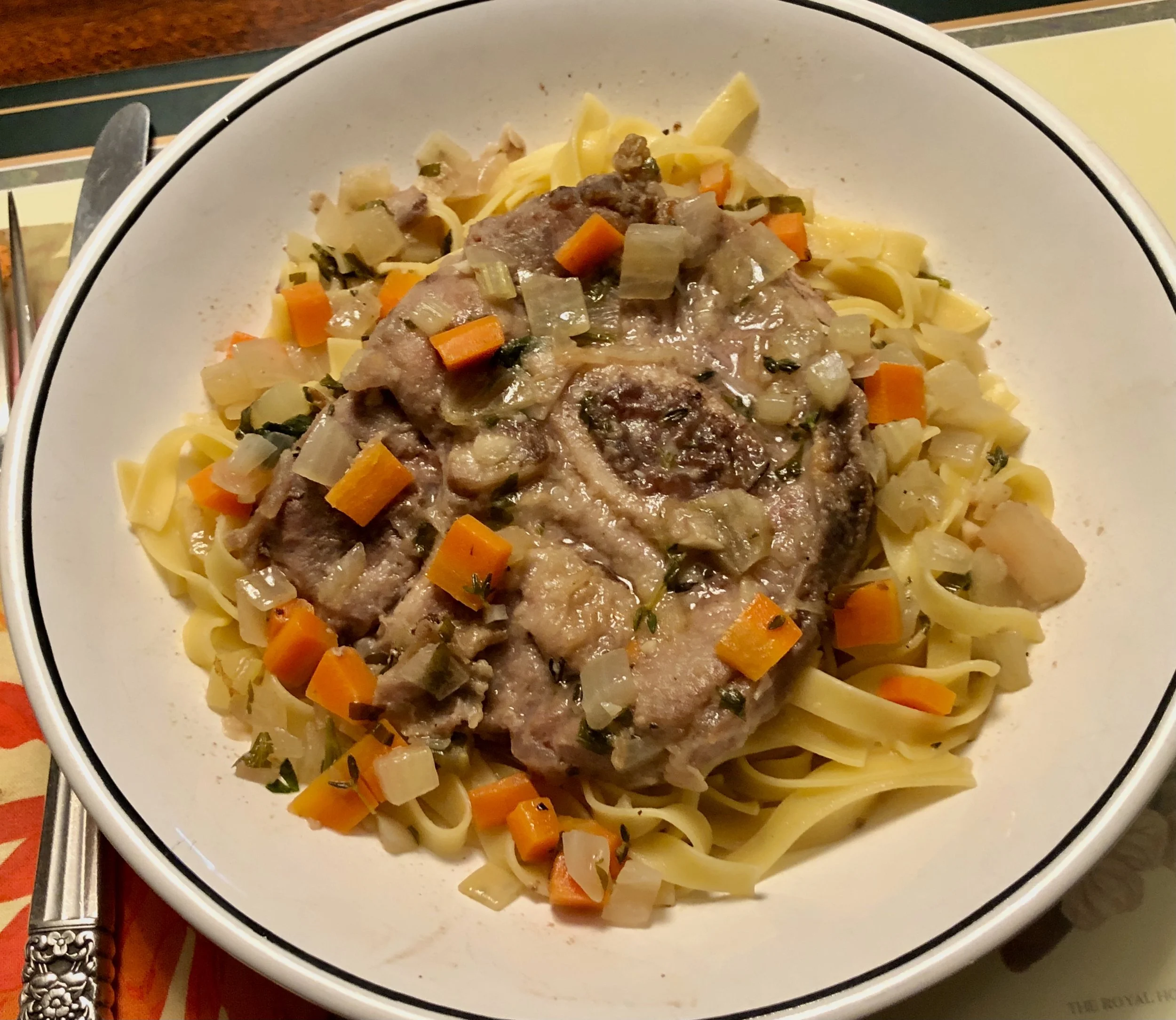 Osso Buco without Tomatoes — Ronnie Fein